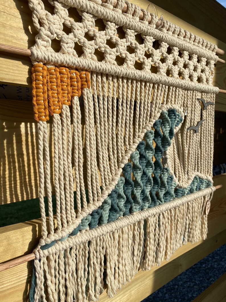 Mini Macrame Wave - Etsy
