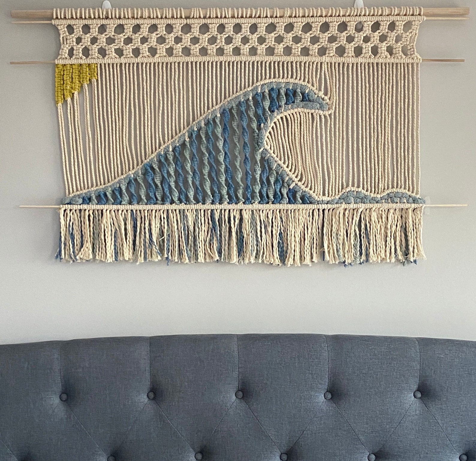 Macrame Wave Handmade - Etsy