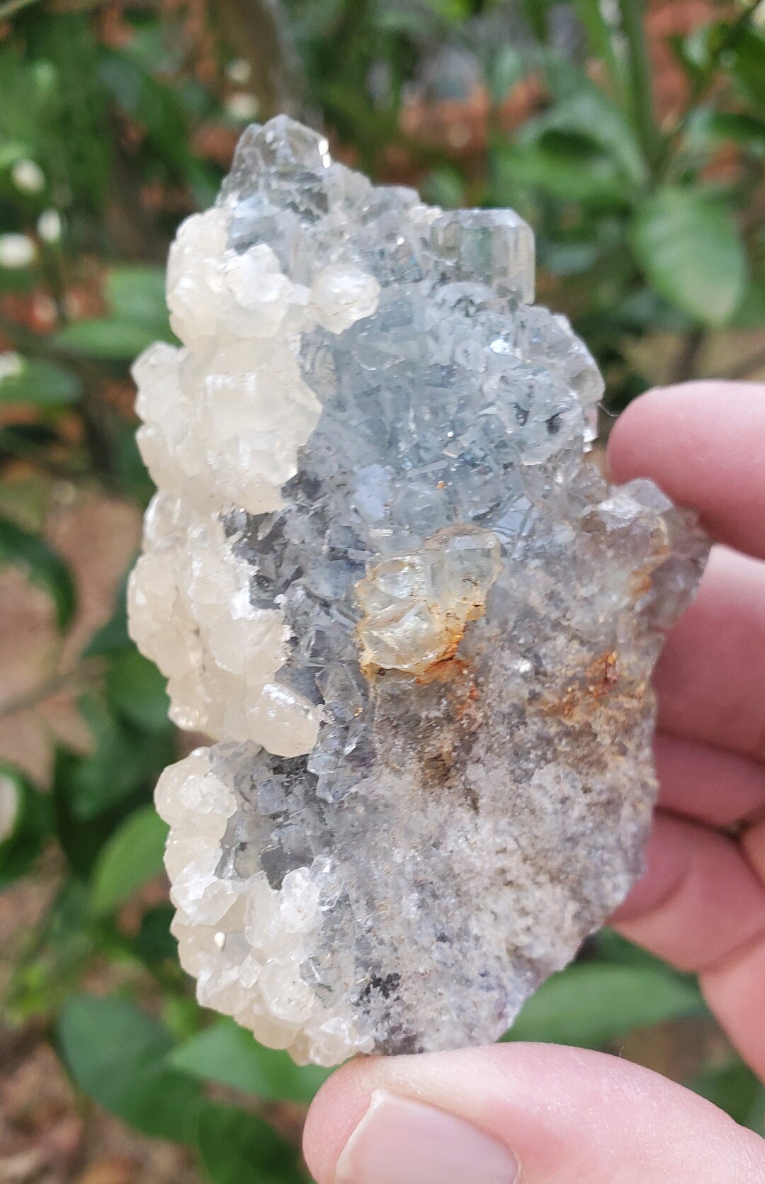 Uv-reactive Green Cubic Fluorite and Calcite With Stand, Uv-reactive ...