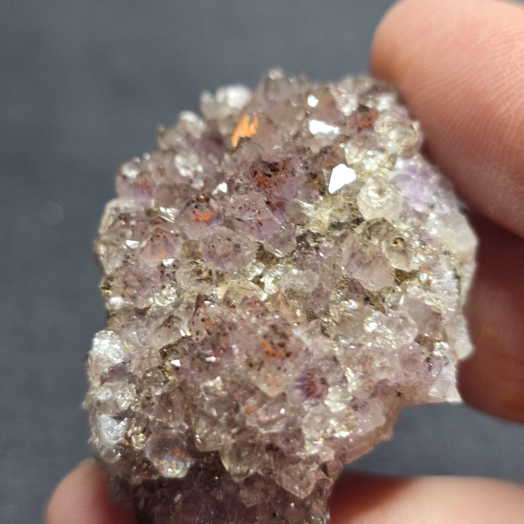 Thunder Bay Amethyst - Hematite Included Amethyst Flower With Beautiful ...