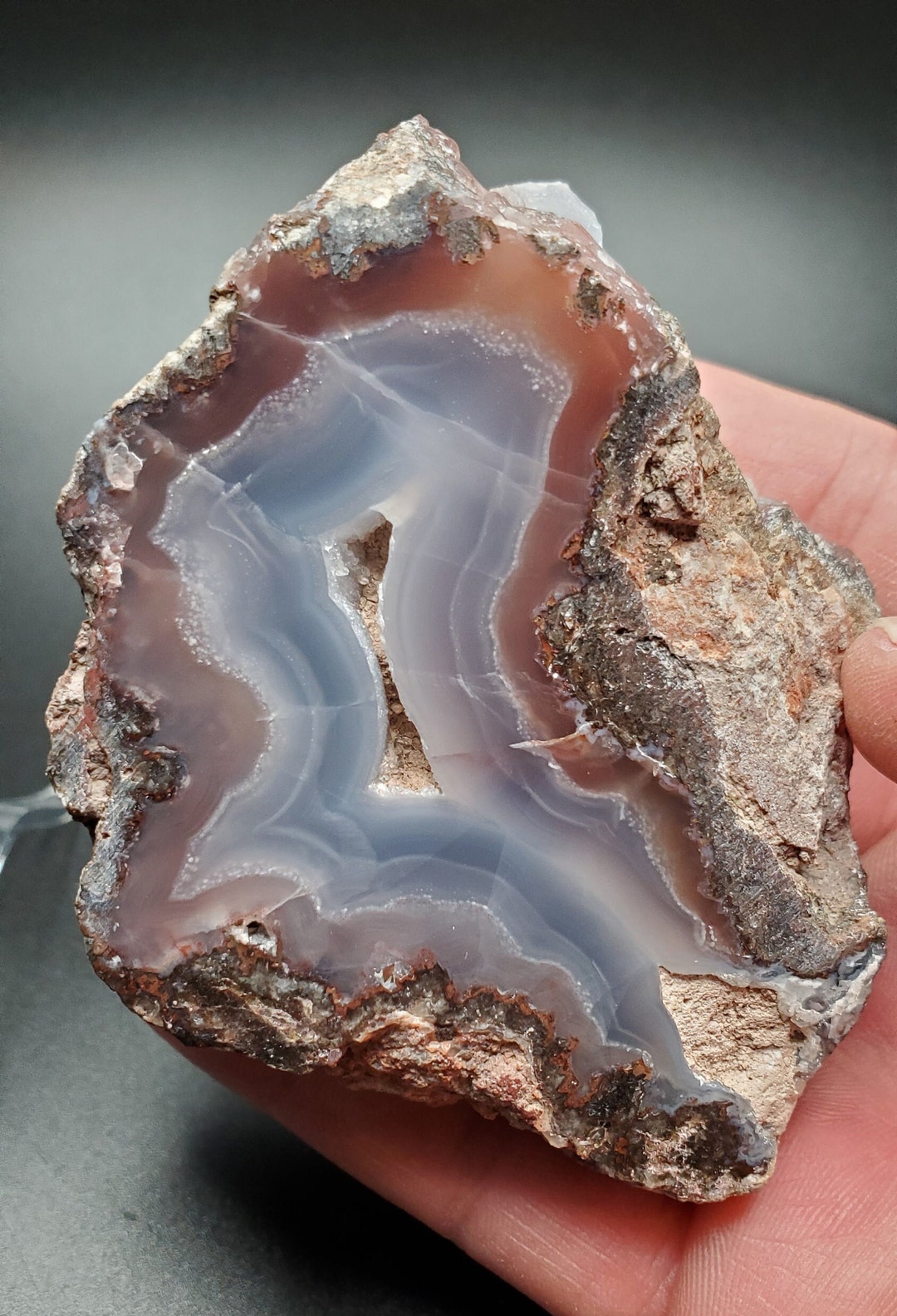 Polished Agua Nueva Agate - Fully-polished Agua Nueva Agate Display ...