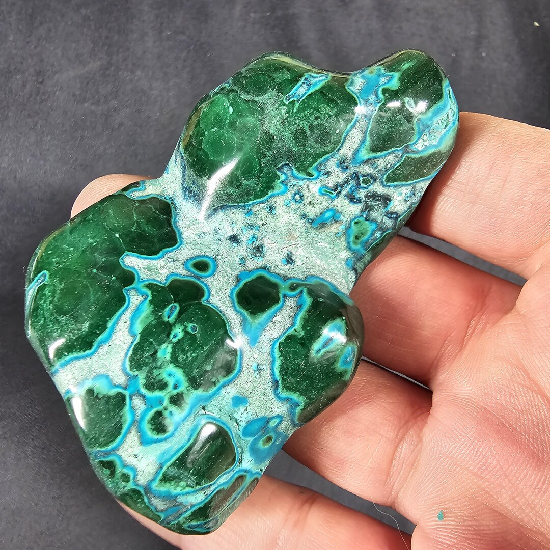 Malachite Chrysocolla Cutting Rough | DRC, Africa | Phenomenal Material ...