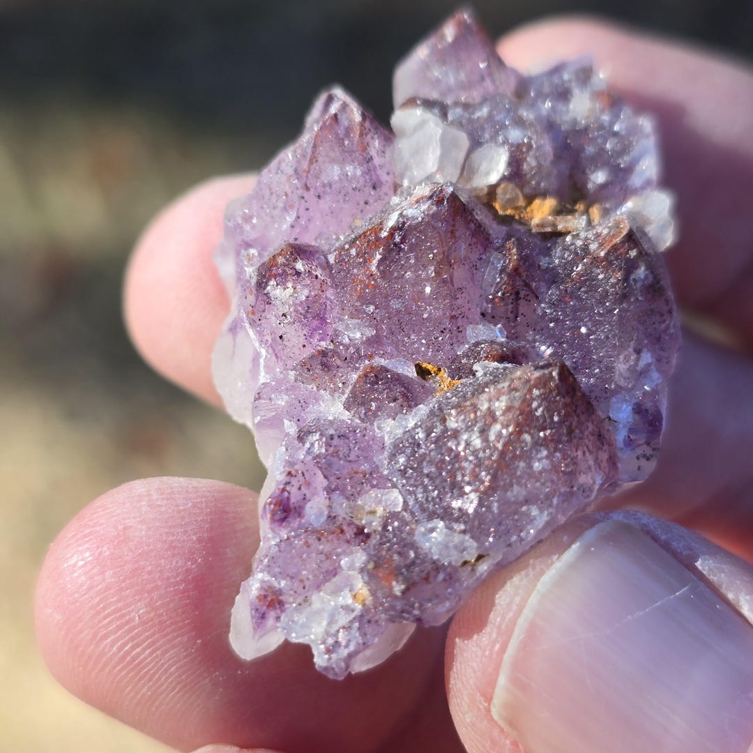 Thunder Bay Amethyst - Hematite Included Amethyst Flower With Beautiful ...