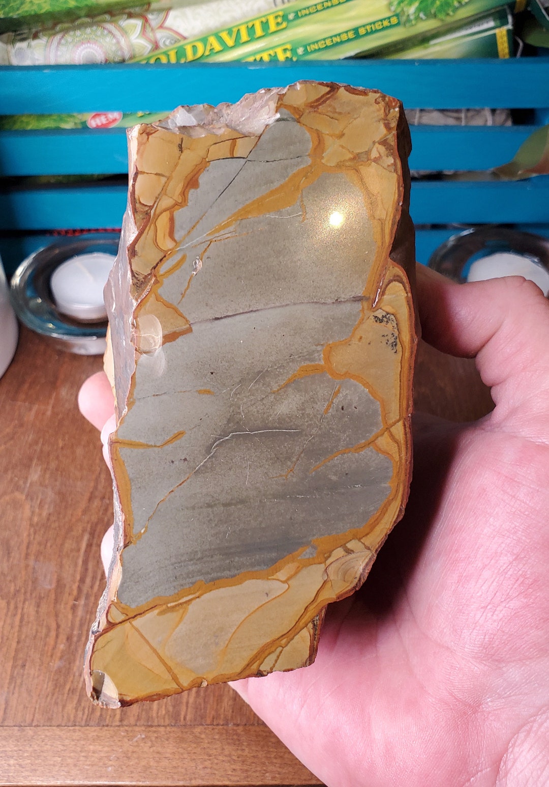 3.24 POUND Polished Owyhee Jasper Rough Cutter or Display. Beautiful ...