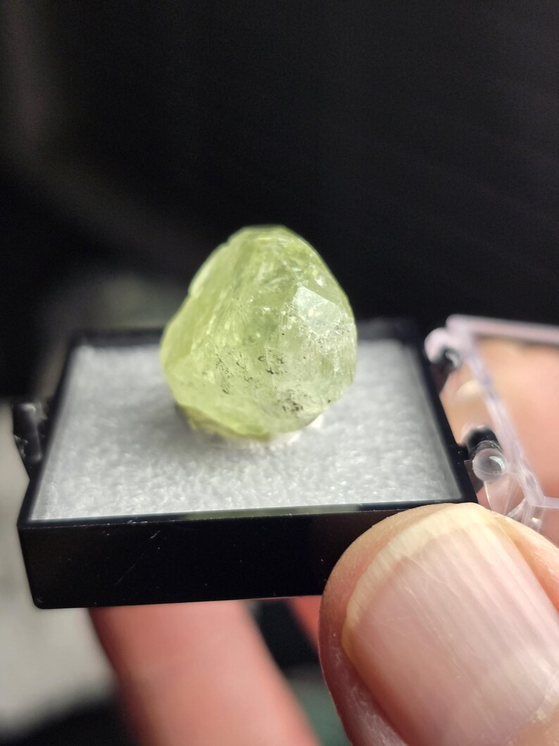 Tanzania Green Diopside in Thumbnail Perky Box: Sold and Shipped From ...