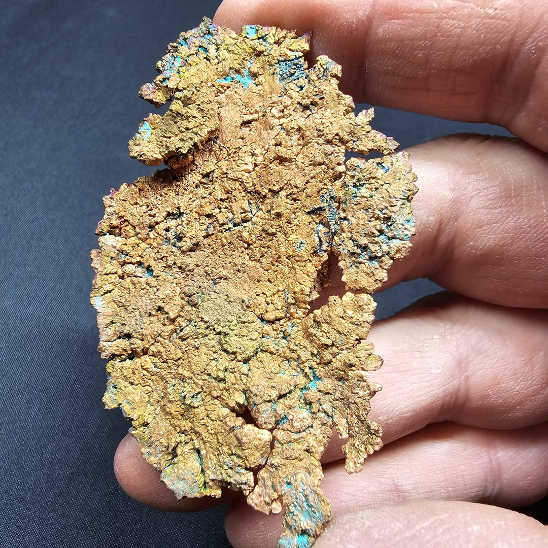 Cleaned Ray Mine Native Copper Slab, Ray Mine, Arizona Native Copper ...