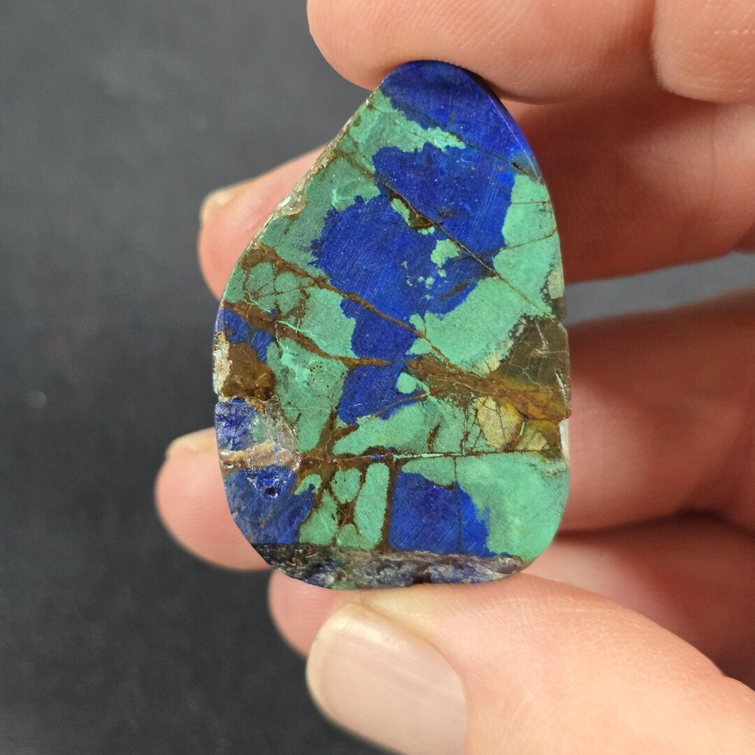Rare Morenci Azurite and Malachite Rough| Old-stock Morenci Mine ...
