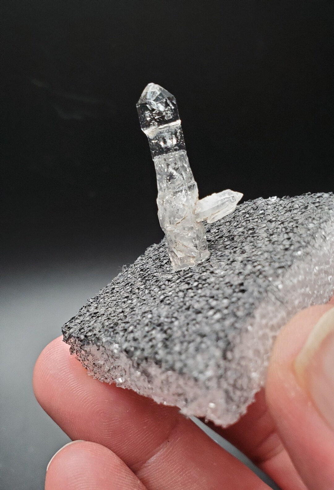 Scepter Quartz, Scepter Hill, Arizona Quartz Thumbnail 1.5 Quartz Point ...