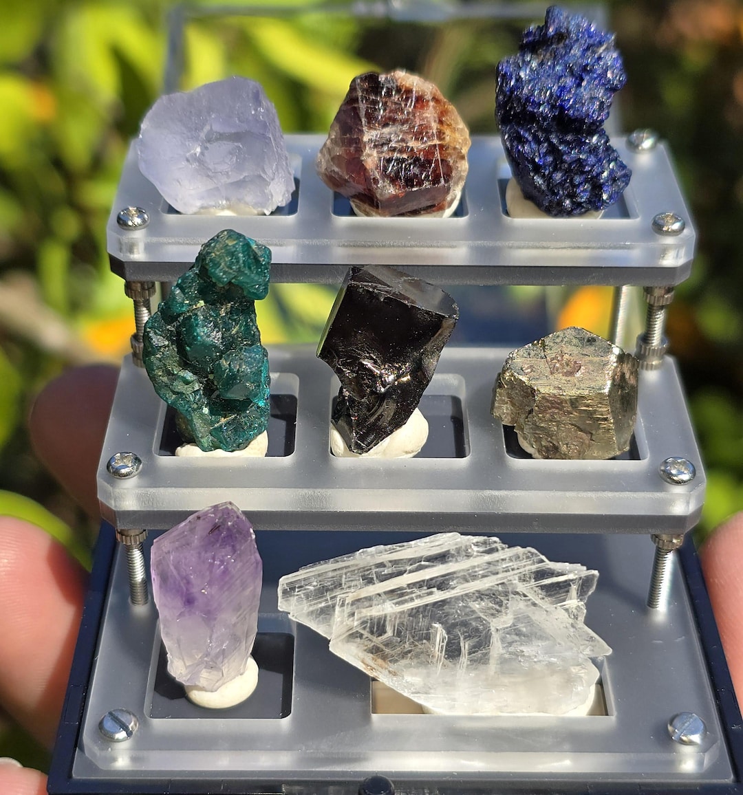 Loaded Mineral Perky Box | 8-piece Assorted Mineral Collection in ...