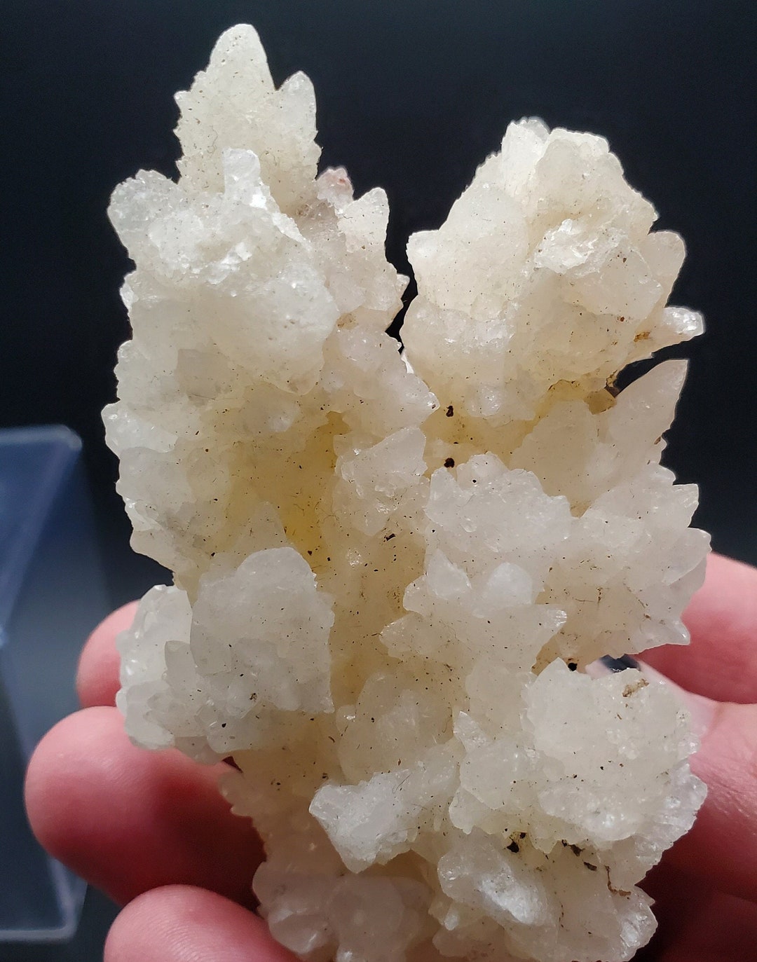 Honey Cave Calcite Specimen W/ Stand. Dainty Calcite Aragonite Figurine ...