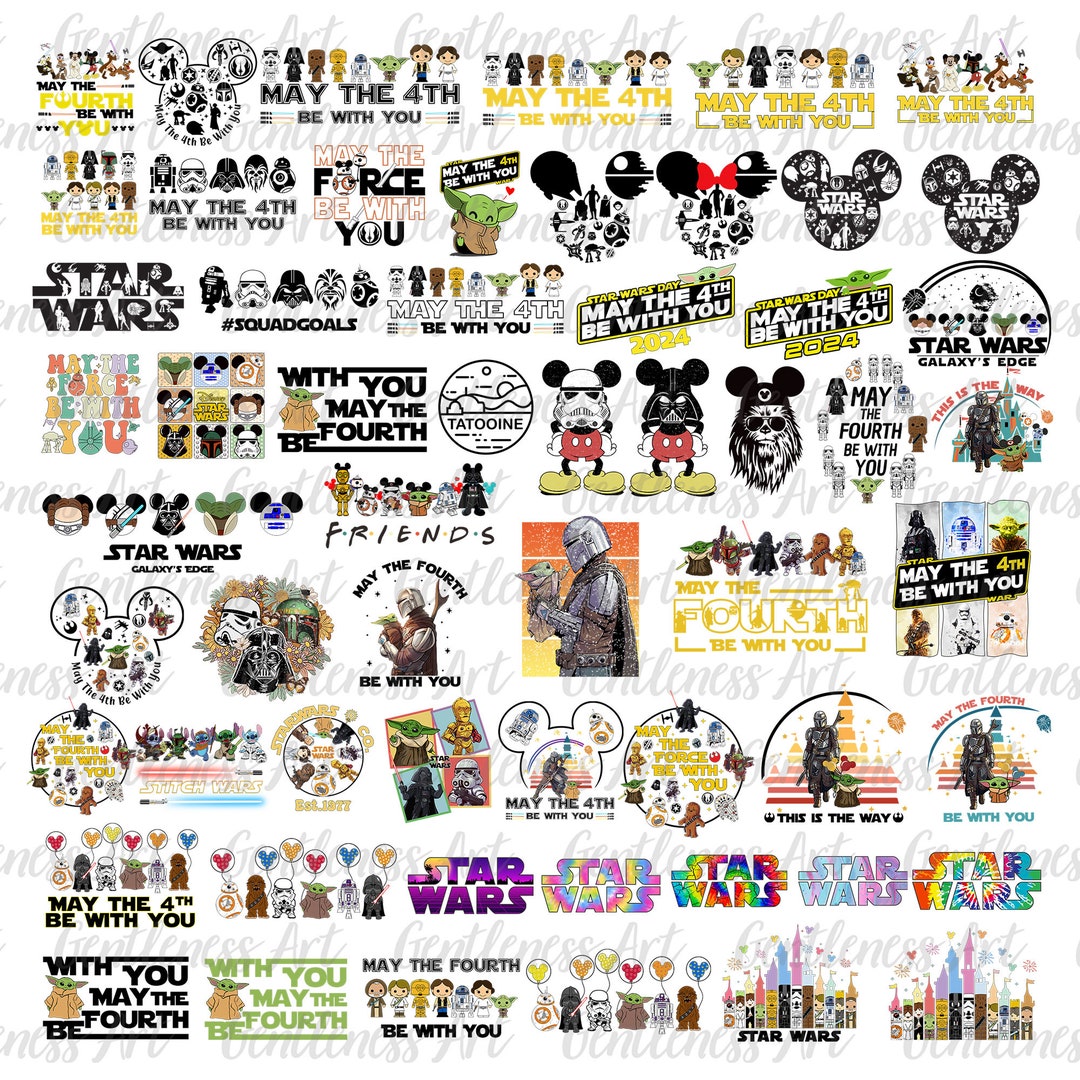 May the 4th Be With You Bundle Svg Png, This is the Way Svg, Be With ...