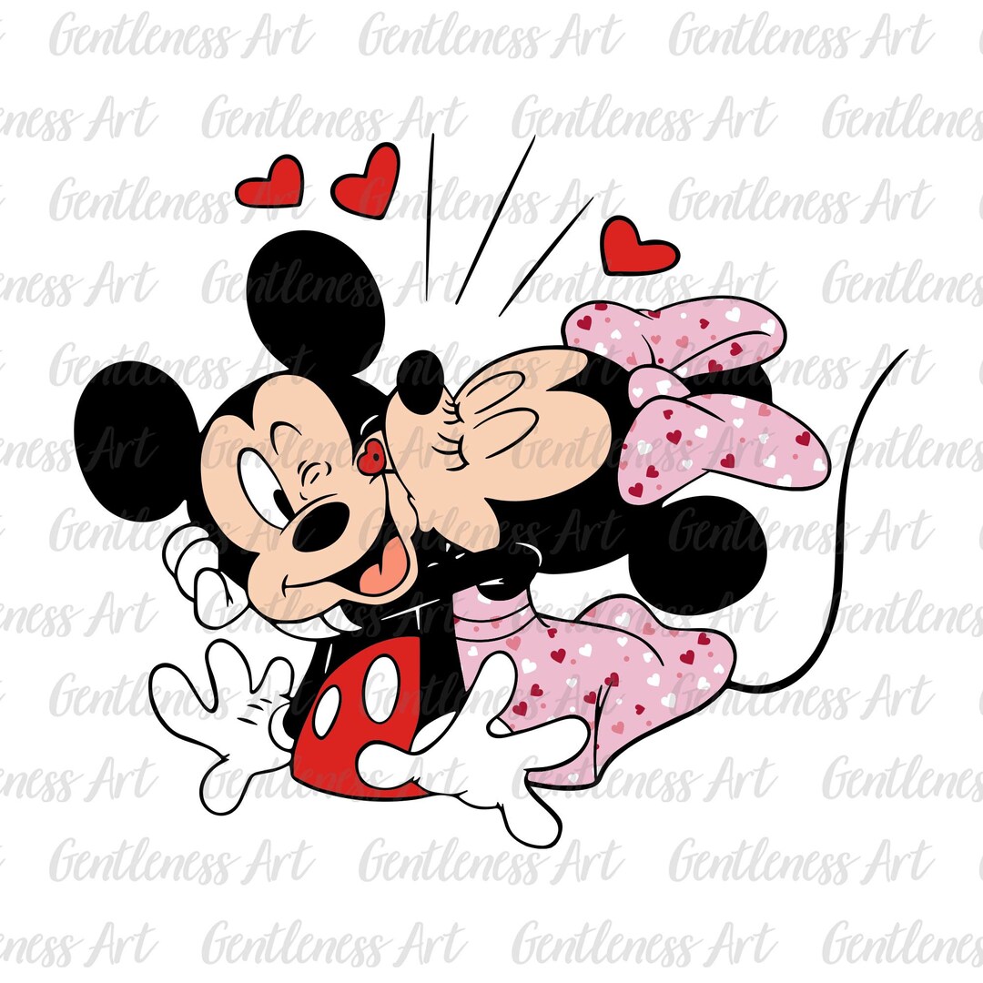 Couple Mouse Love Svg Png, Heart Valentines Svg, Valentine Day Svg ...
