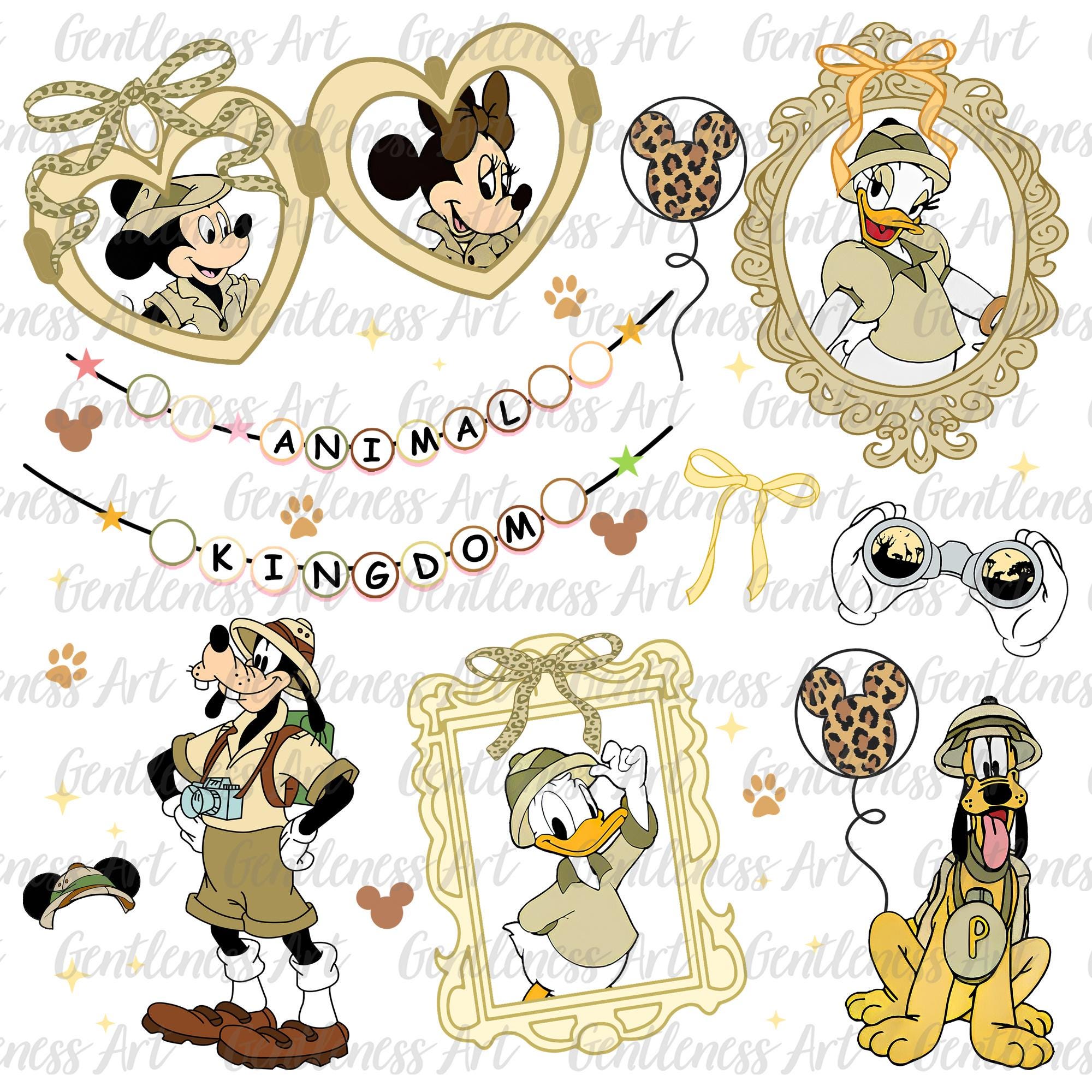 Retro Mouse and Friends Coquette Magical Mirror Bow Design Png, Family ...
