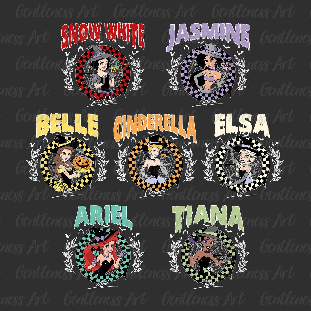 Halloween Princess Bundle Png, Spooky Vibes Png, Trick or Treat Png ...
