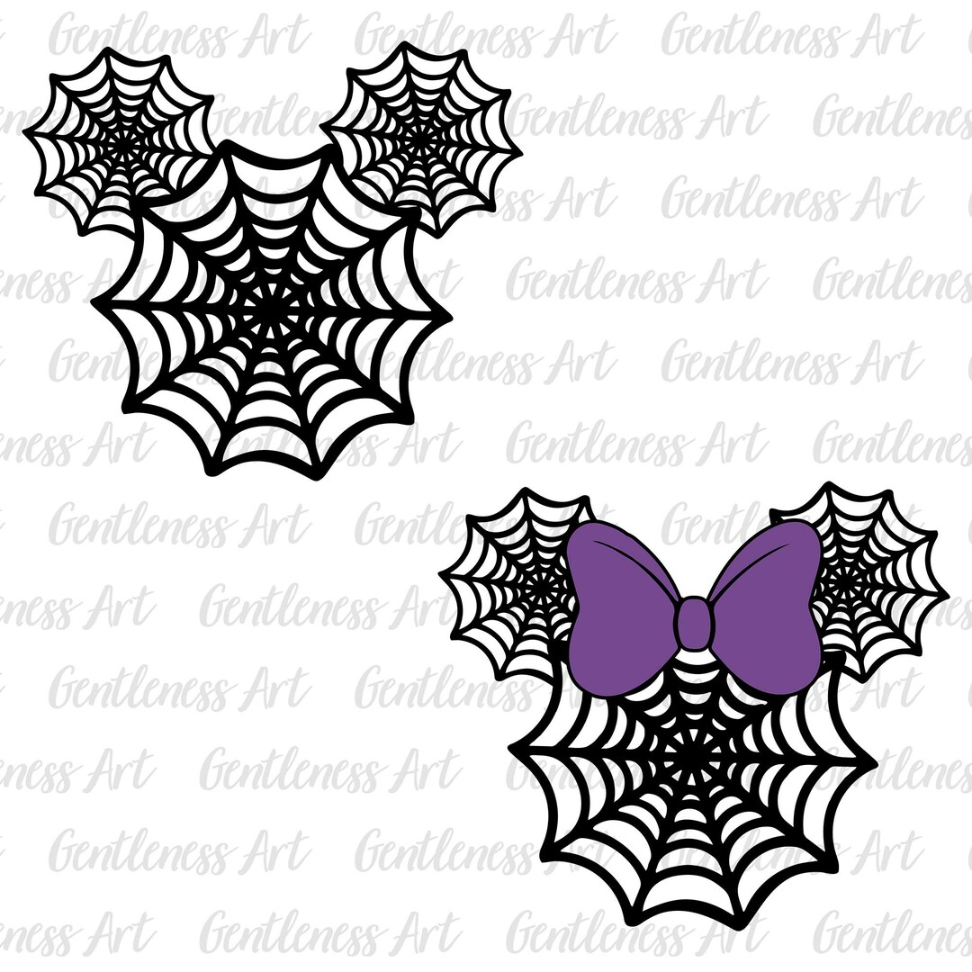Mouse Spider Web Halloween Svg, Spooky Halloween, Halloween Party ...