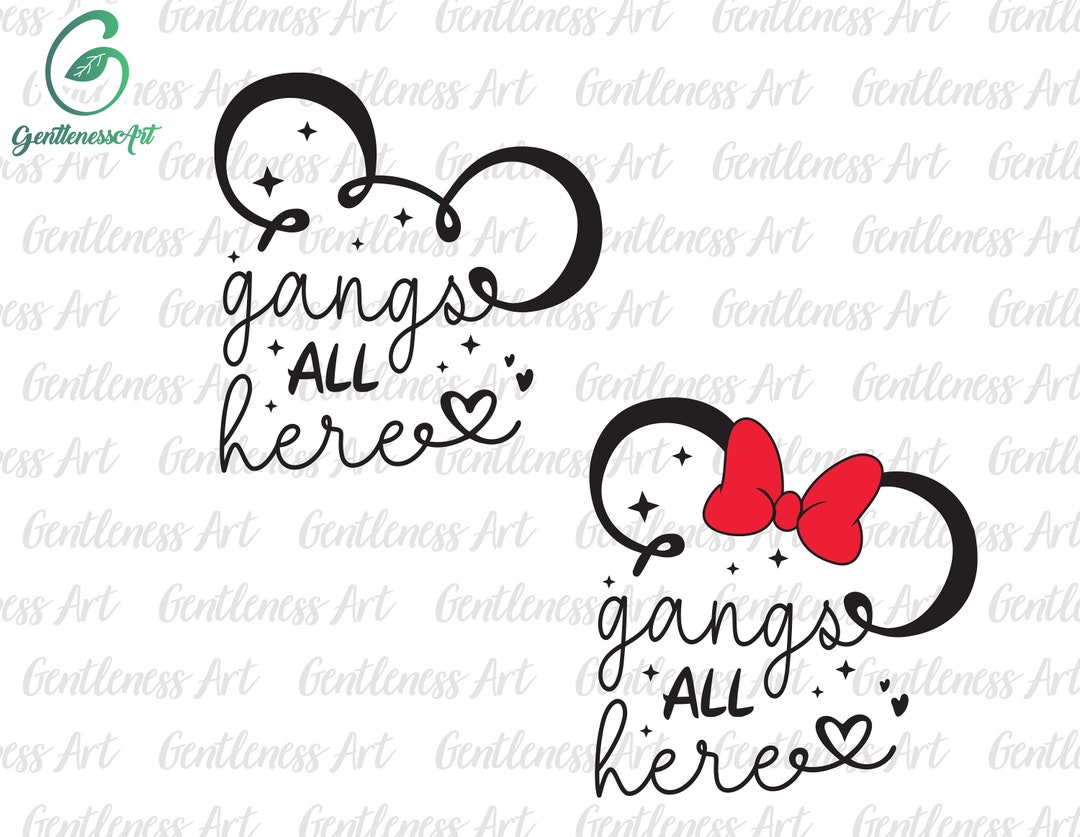 Gang All Here Bundle Svg, Family Trip Svg, Family Vacation Svg, Vacay ...