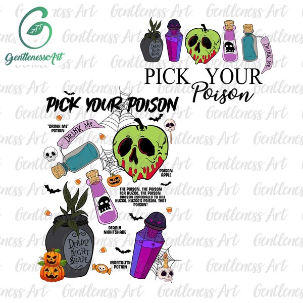 Halloween Poison Bottles - Etsy