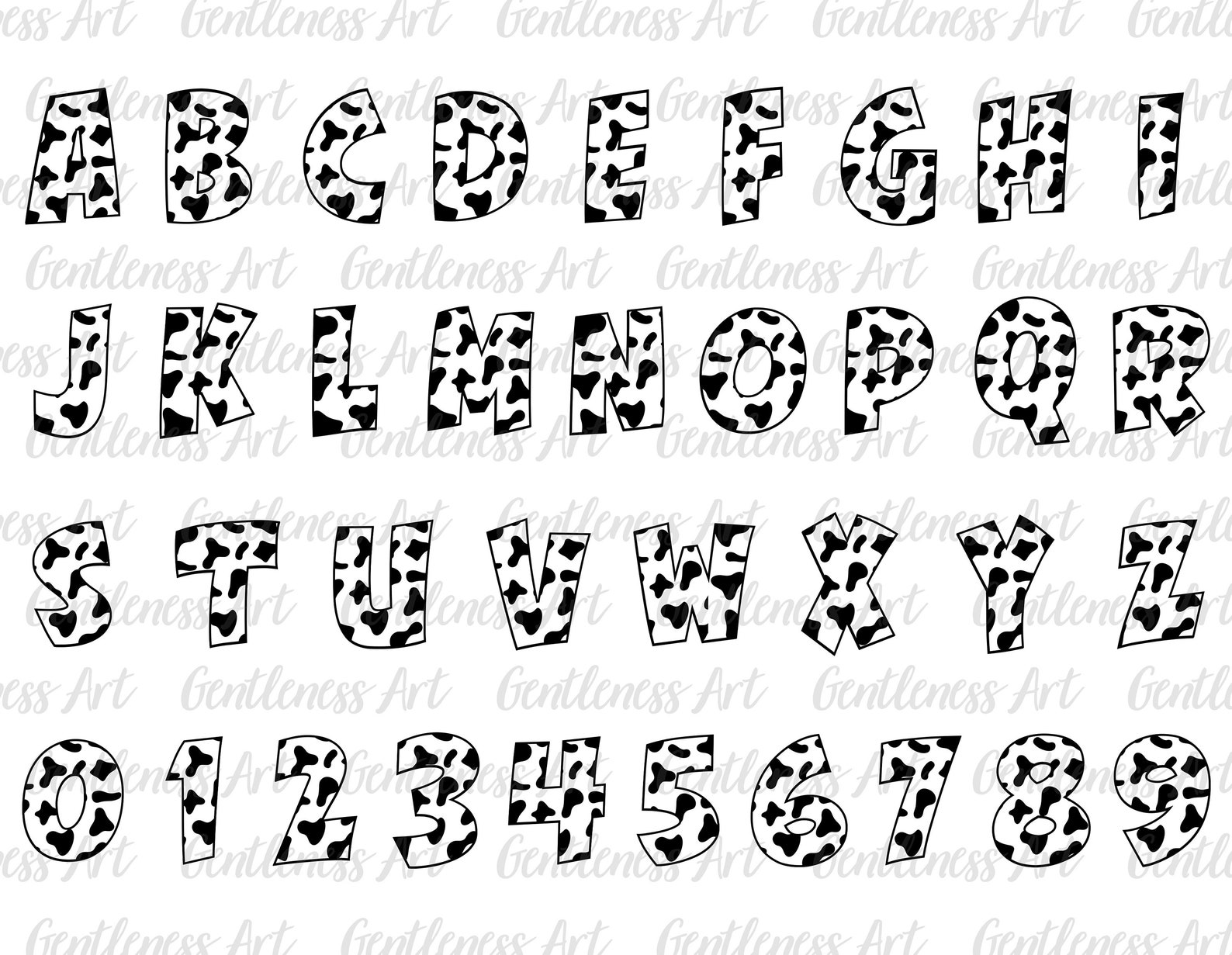 Alphabet Bundle Svg, Numbers Svg, Toy Letters, Doodle Letters Alphabet ...