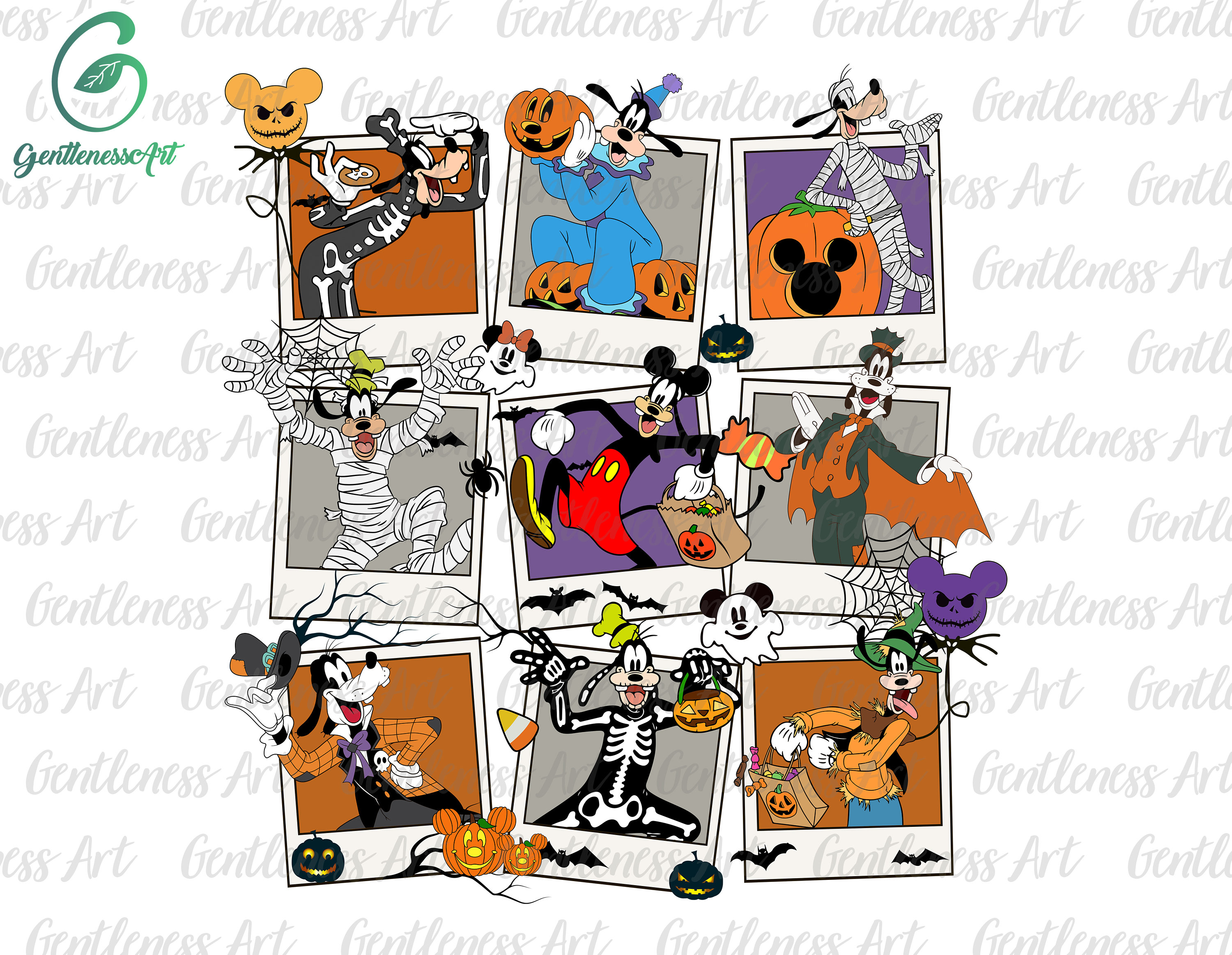 Happy Halloween Png, Mouse and Friends Png, Trick or Treat, Spooky ...