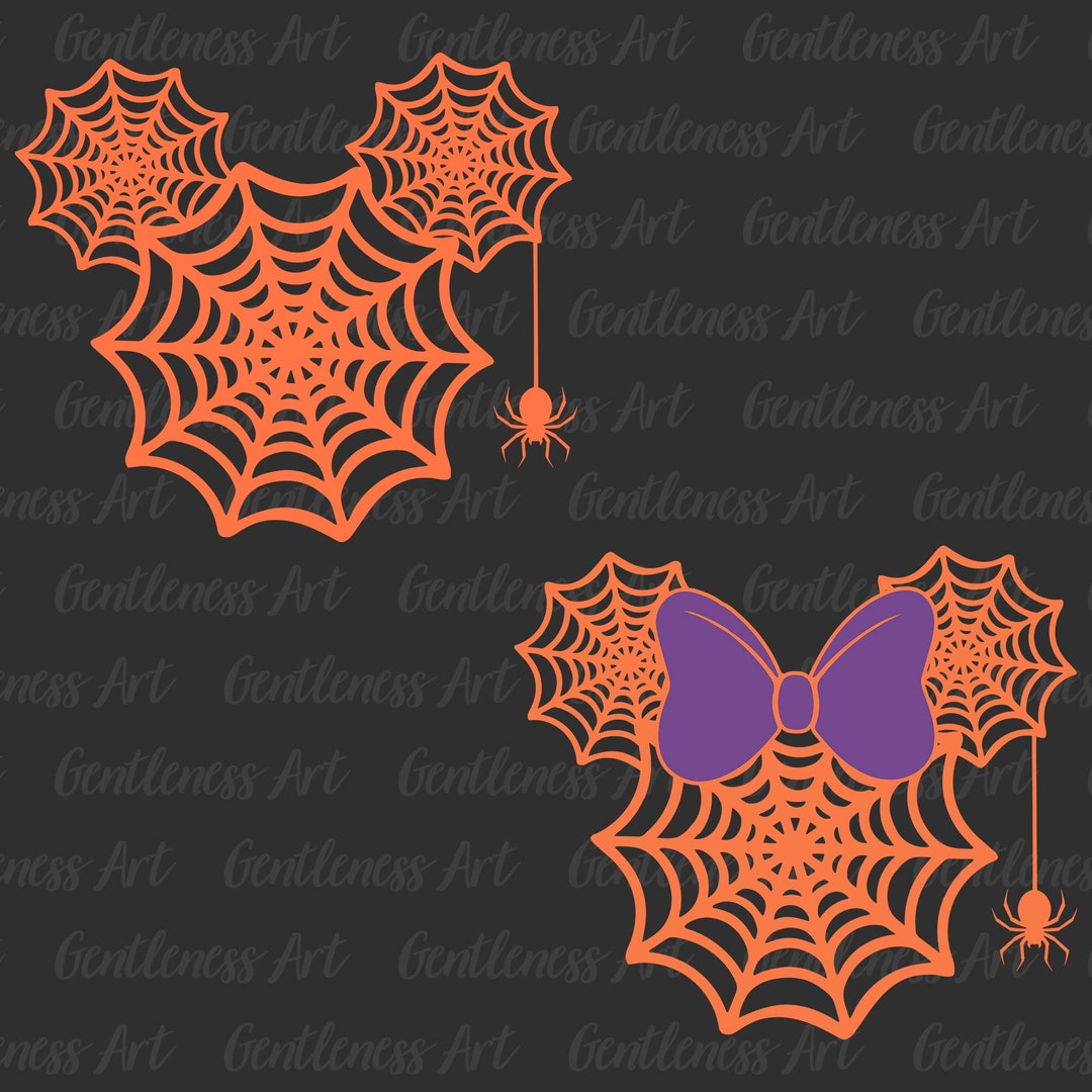 Mouse Spider Web Halloween Svg, Spooky Halloween, Halloween Party ...