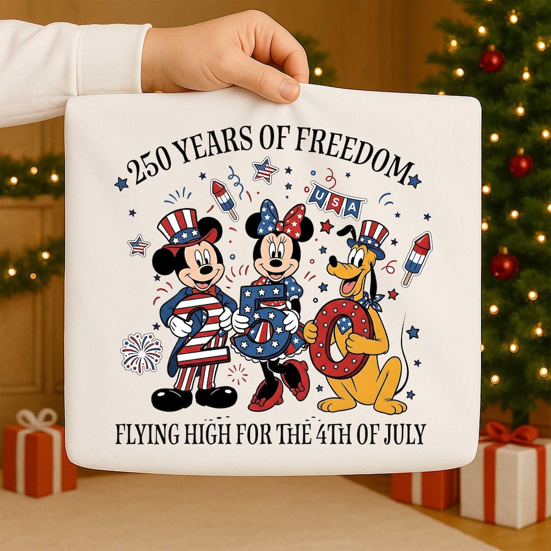 Retro 250 Years of Freedom Mouse Png, Cartoon 4th of July Png ...