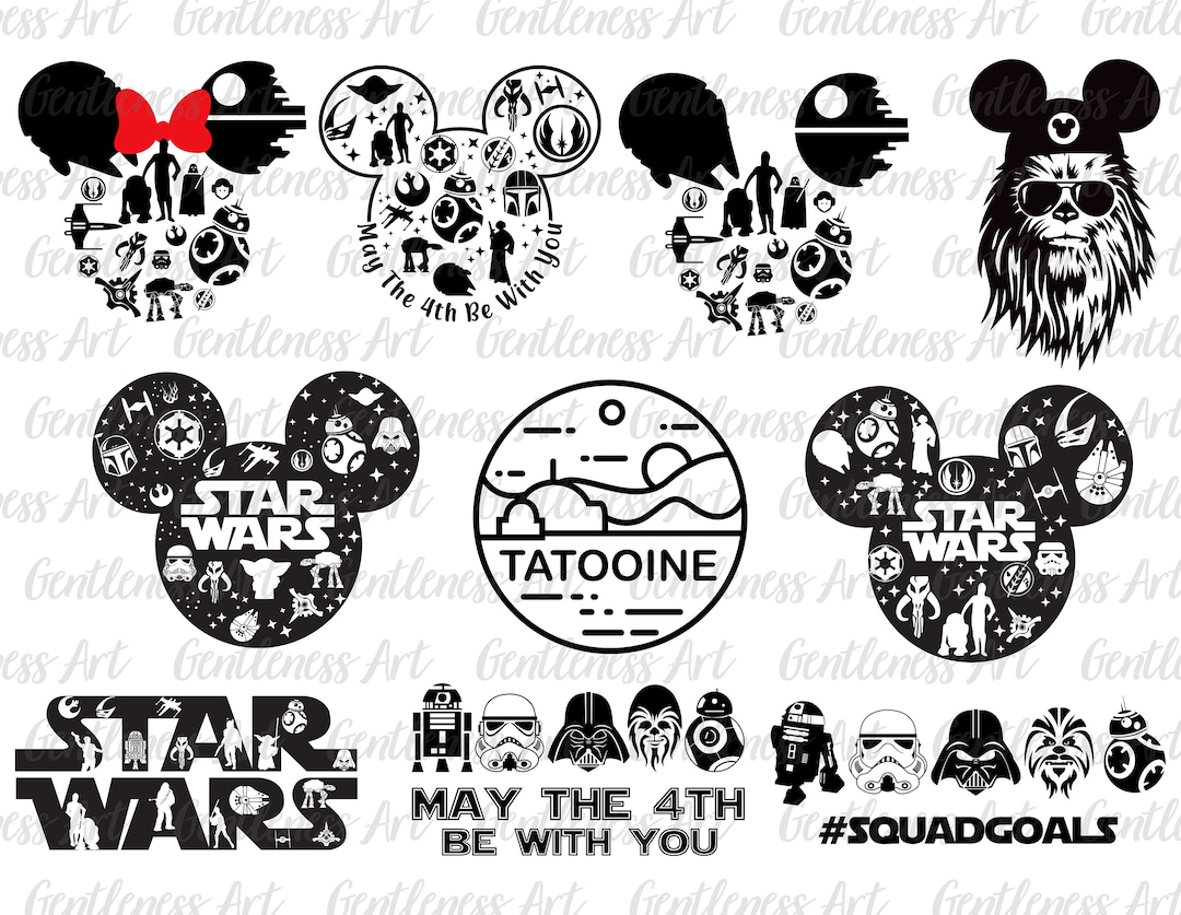 May the 4th Be With You Bundle Svg Png, This is the Way Svg, Be With ...