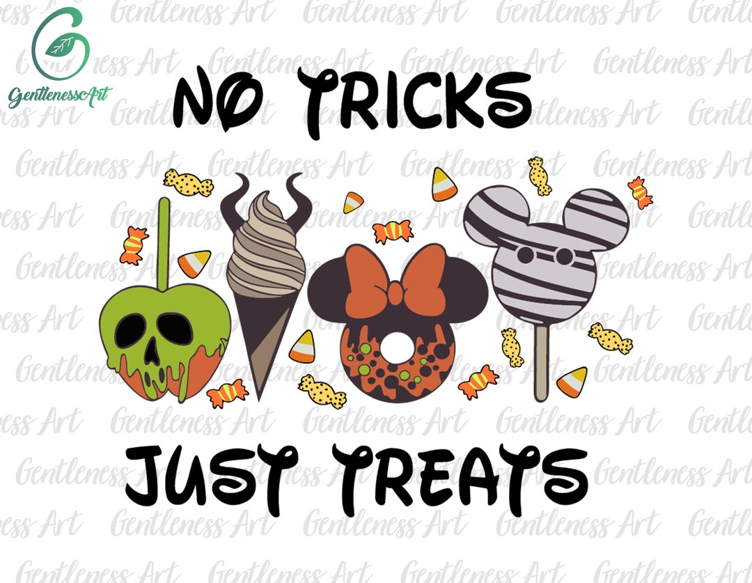 No Trick Just Treats Snack Halloween, Carnival Food, Trick or Treat ...