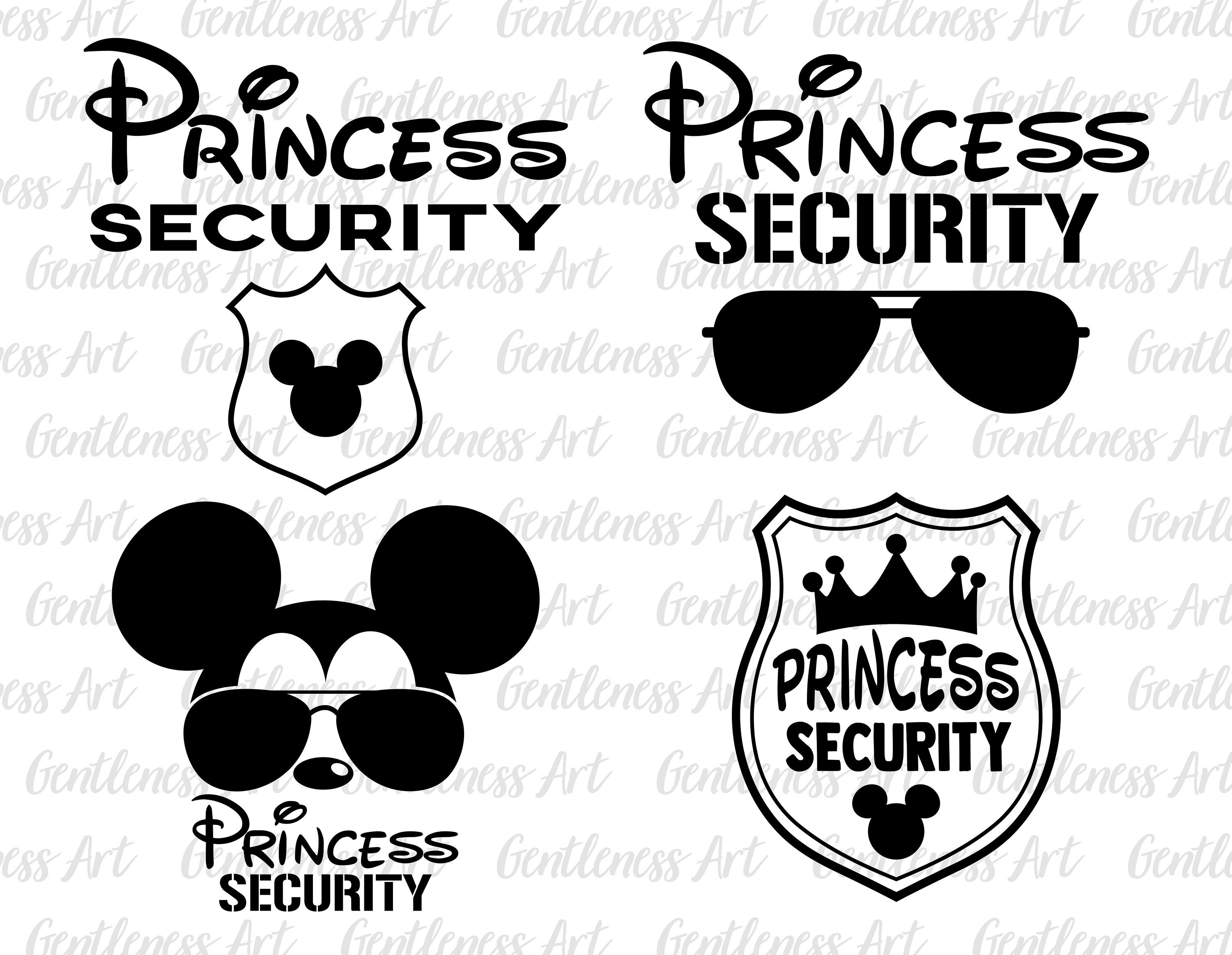 Princess Security Svg, Funny Dad Svg, Boyfriend Security Svg, Funny ...