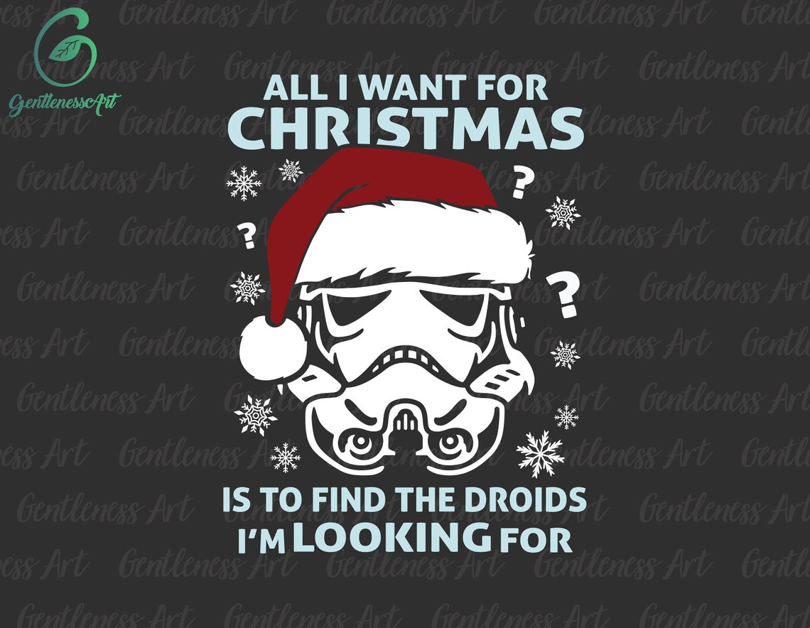 Find the Droids Christmas Svg Png Christmas Character - Etsy
