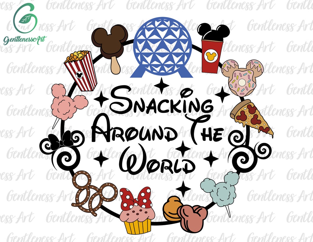 Snacking Around the World Svg, Drinks and Foods Svg, Snackgoal Svg ...