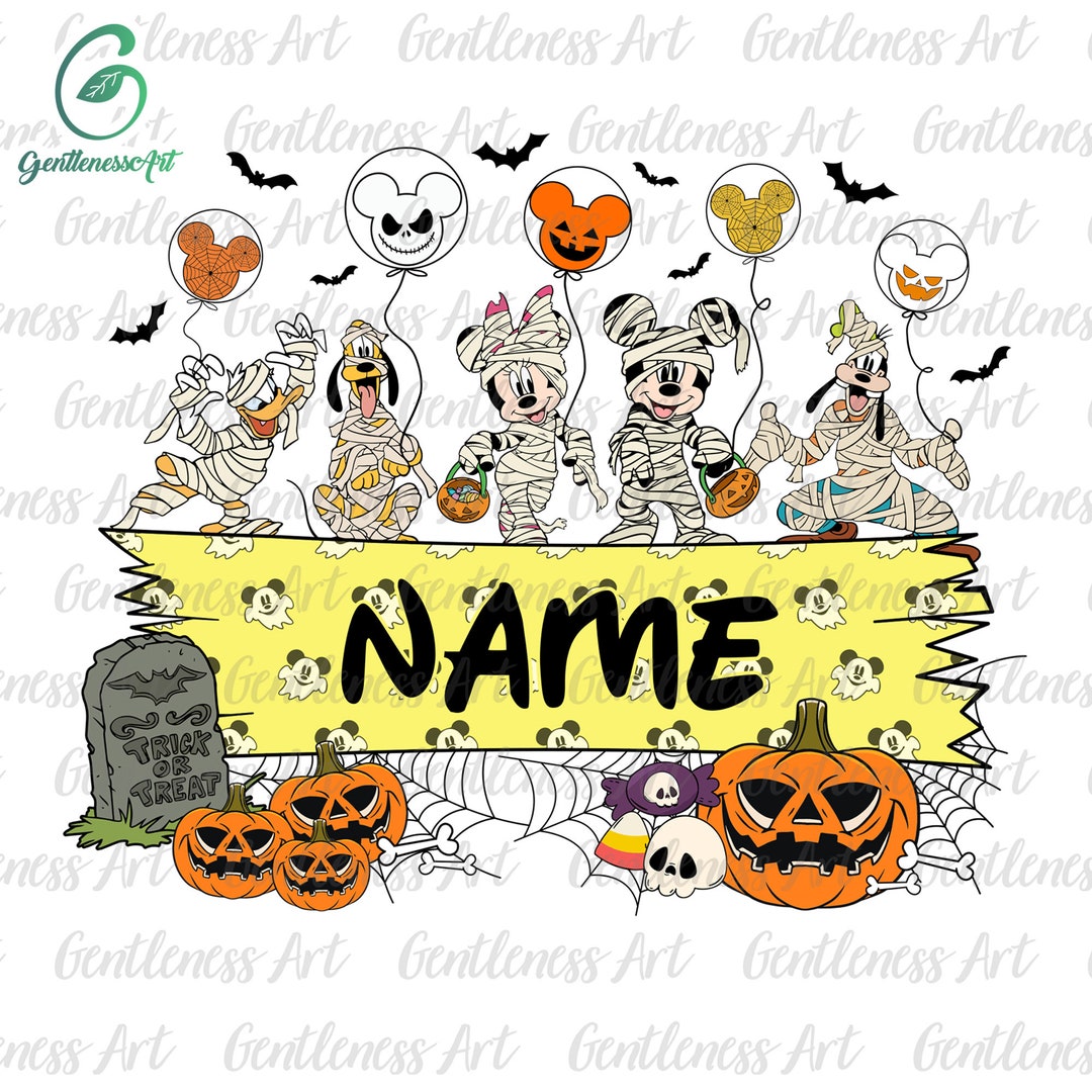 Personalized Name Halloween Png, Halloween Spooky Mummy Png, Halloween ...