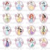 Set of Cute Princess Clipart PNG Files DIGITAL DOWNLOAD Printable ...