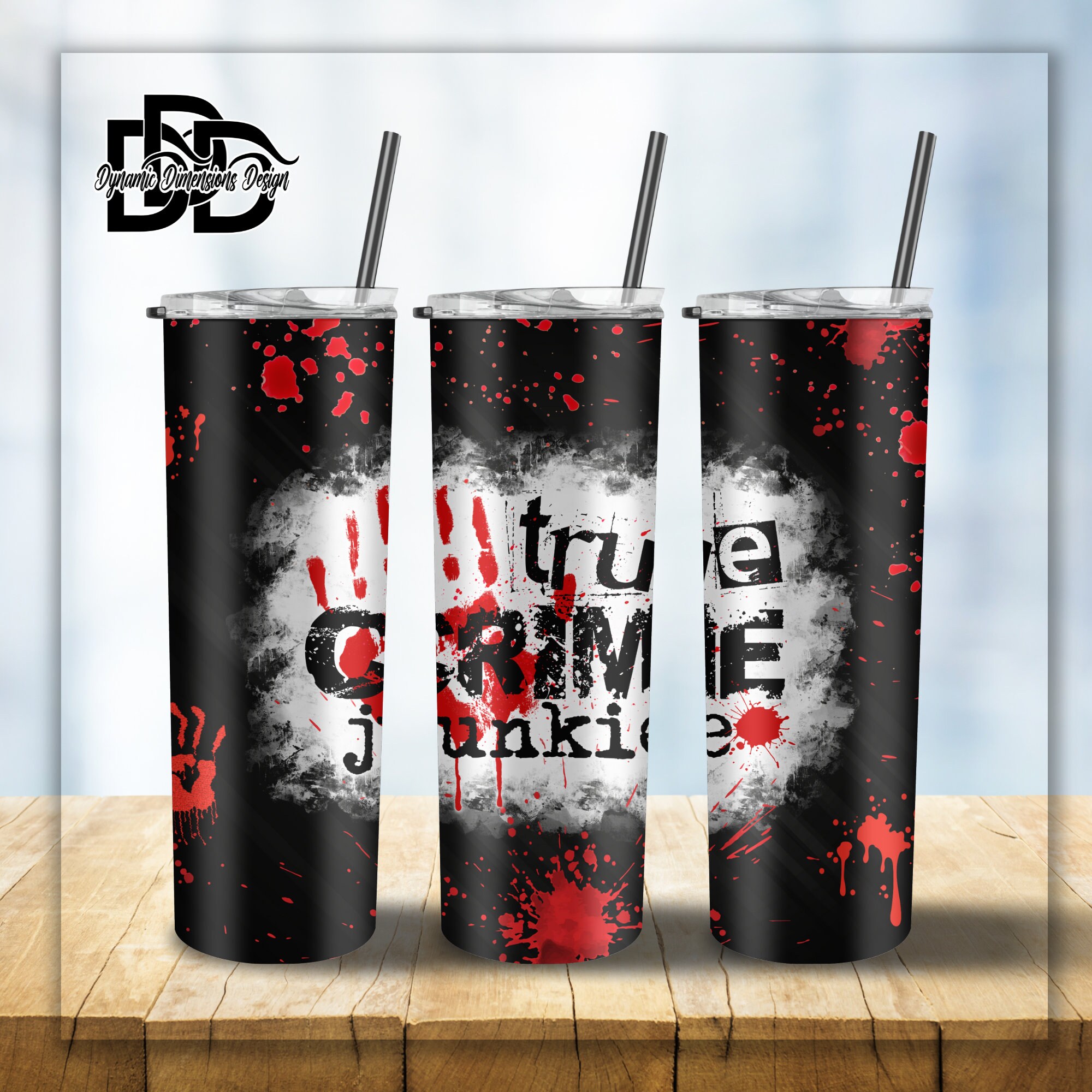 True Crime 20oz Tumbler Bundle 20oz Tumbler True Crime - Etsy