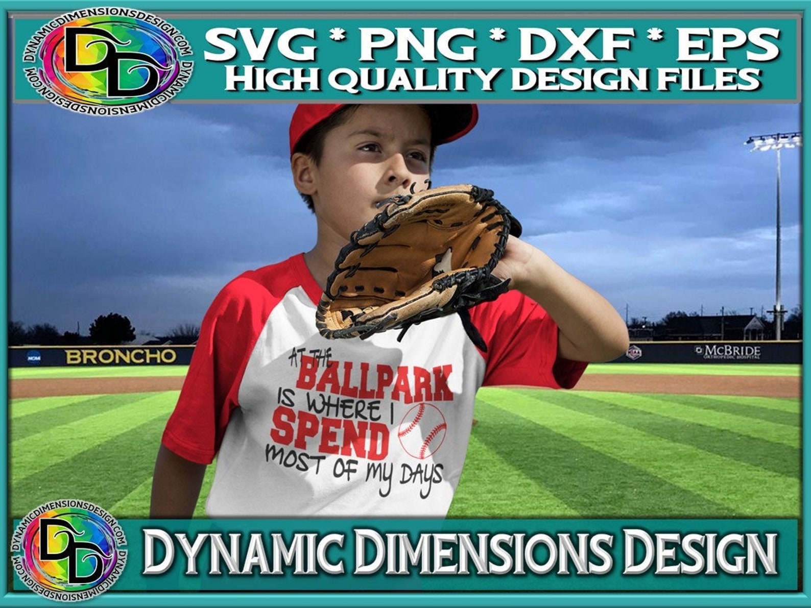 Baseball Svg at the Ballpark is Where I Spend Most of My Days - Etsy
