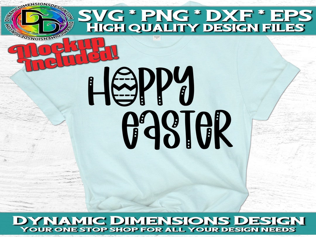 Hoppy Easter SVG, Bunny Name Frame SVG, Easter SVG, Easter Bunny ...
