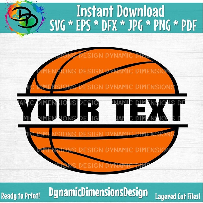 Basketball Svg Split Basketball Custom Personalized Svg - Etsy