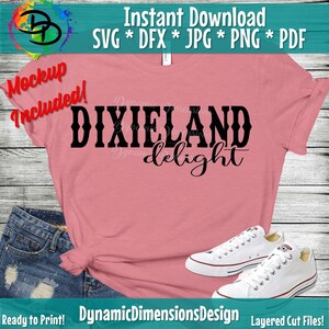 DIXIELAND Delight SVG Cut File Alabama SVG Country Music - Etsy