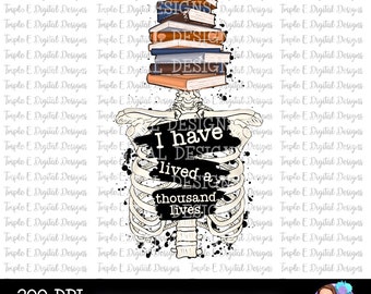 I Have Lived a Thousand Lives SVG Cutting File,reading SVG, Teacher Svg ...