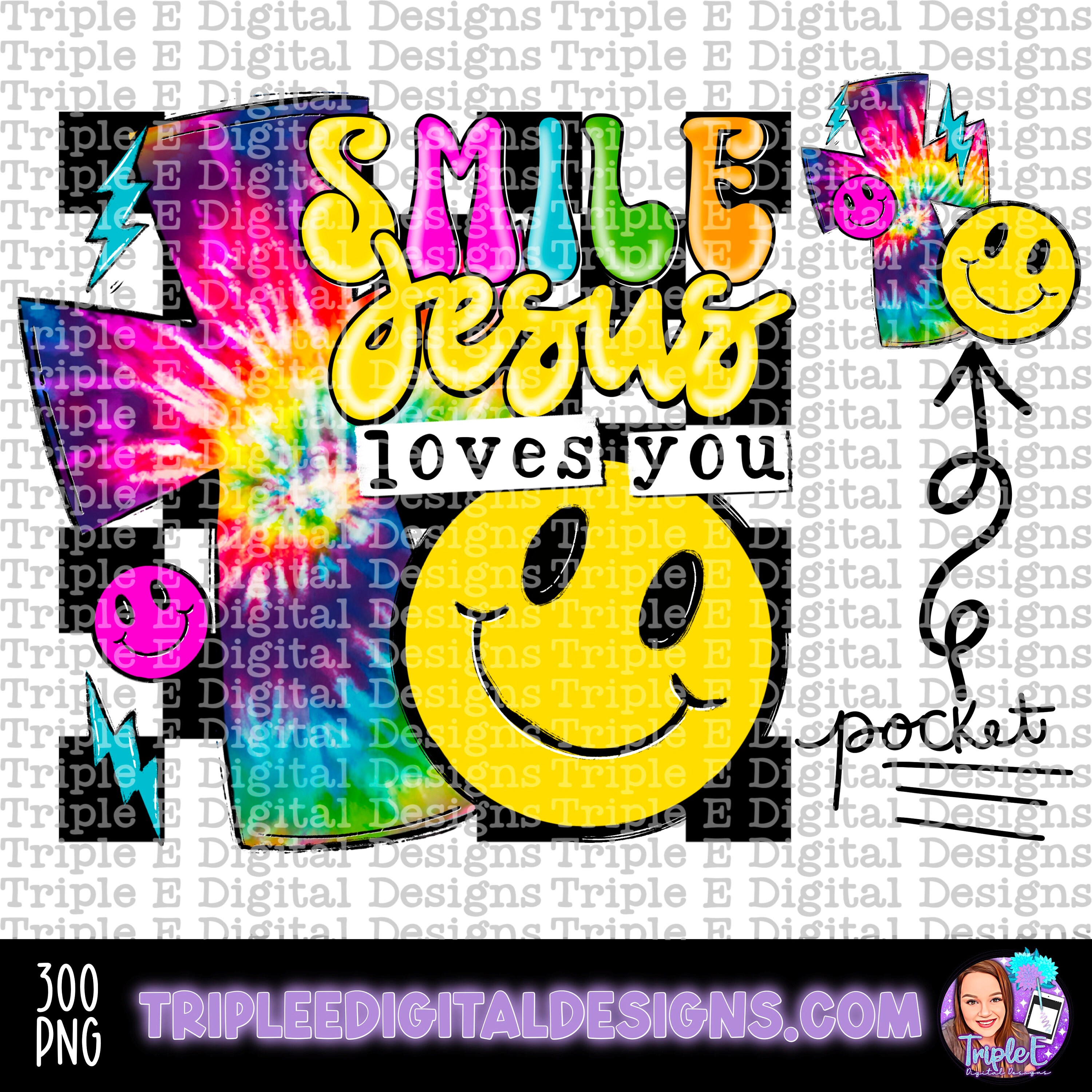 Smile Jesus Loves You PNG Digital Download - Etsy