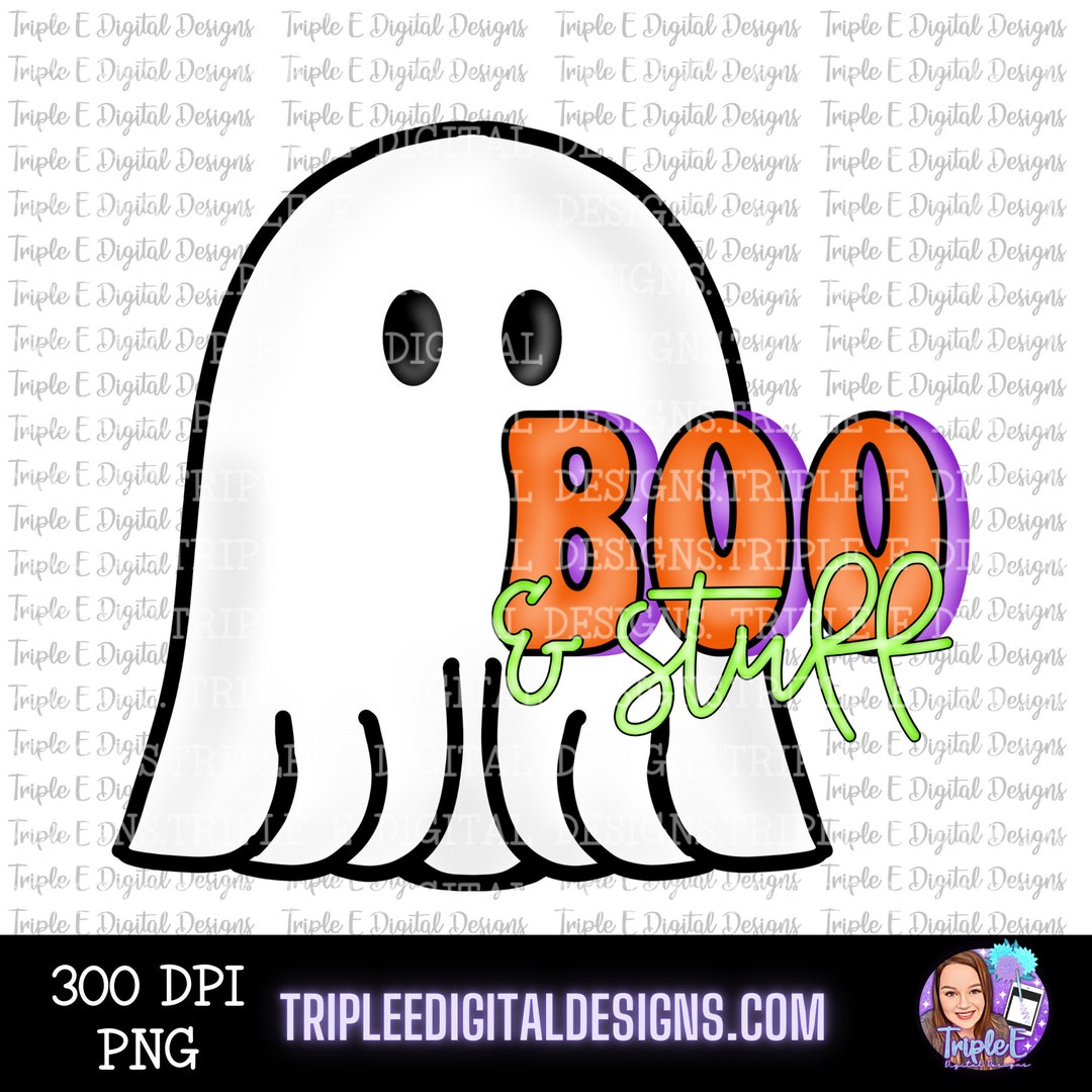 Boo & Stuff PNG Digital Download - Etsy