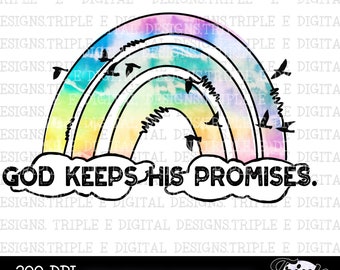 Digital Download God Keeps His Promises Rainbow Baby - Etsy