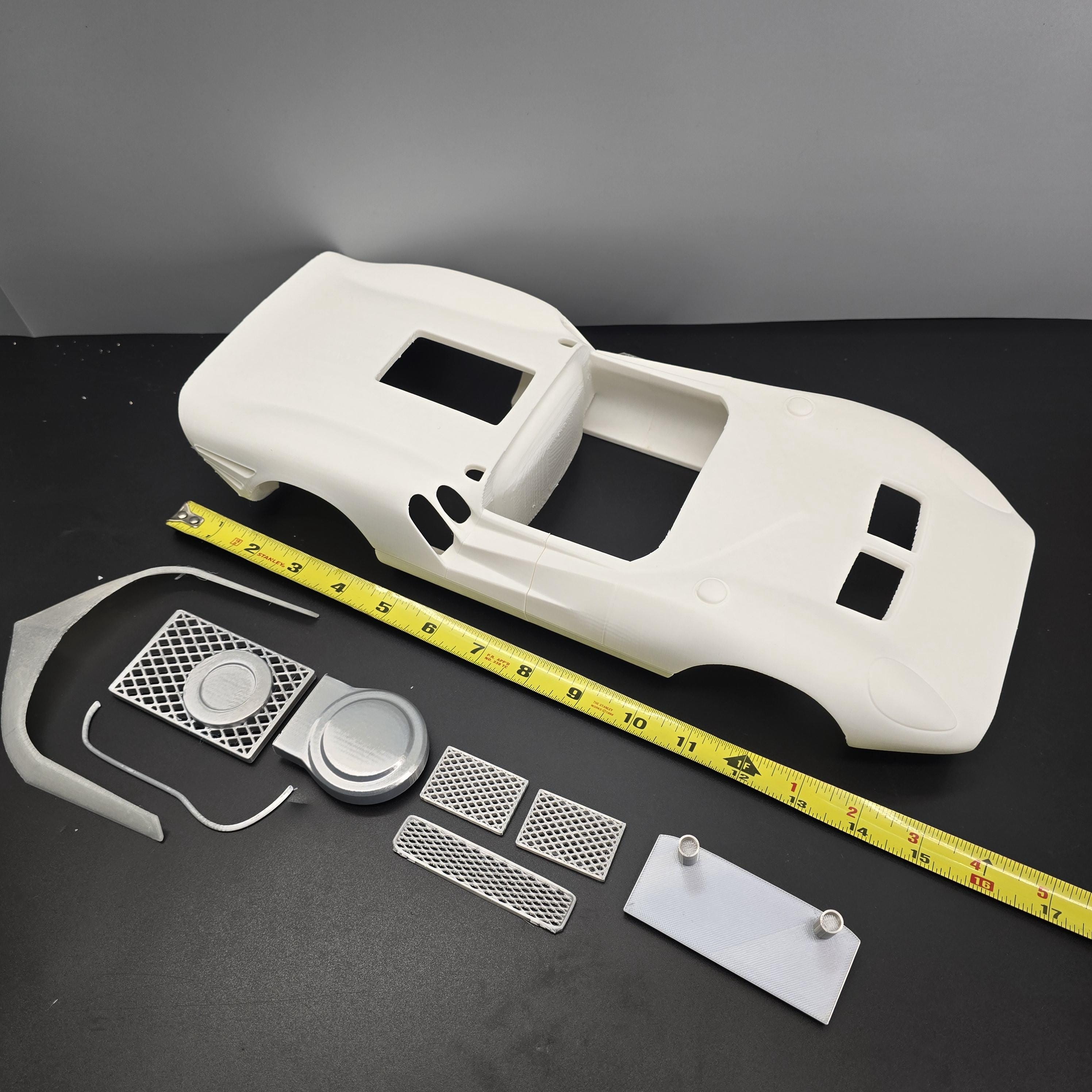 RC Car 1964 Mecom Hussein MK I Can Am - 1:10 Scale - Model 1/10 Body ...