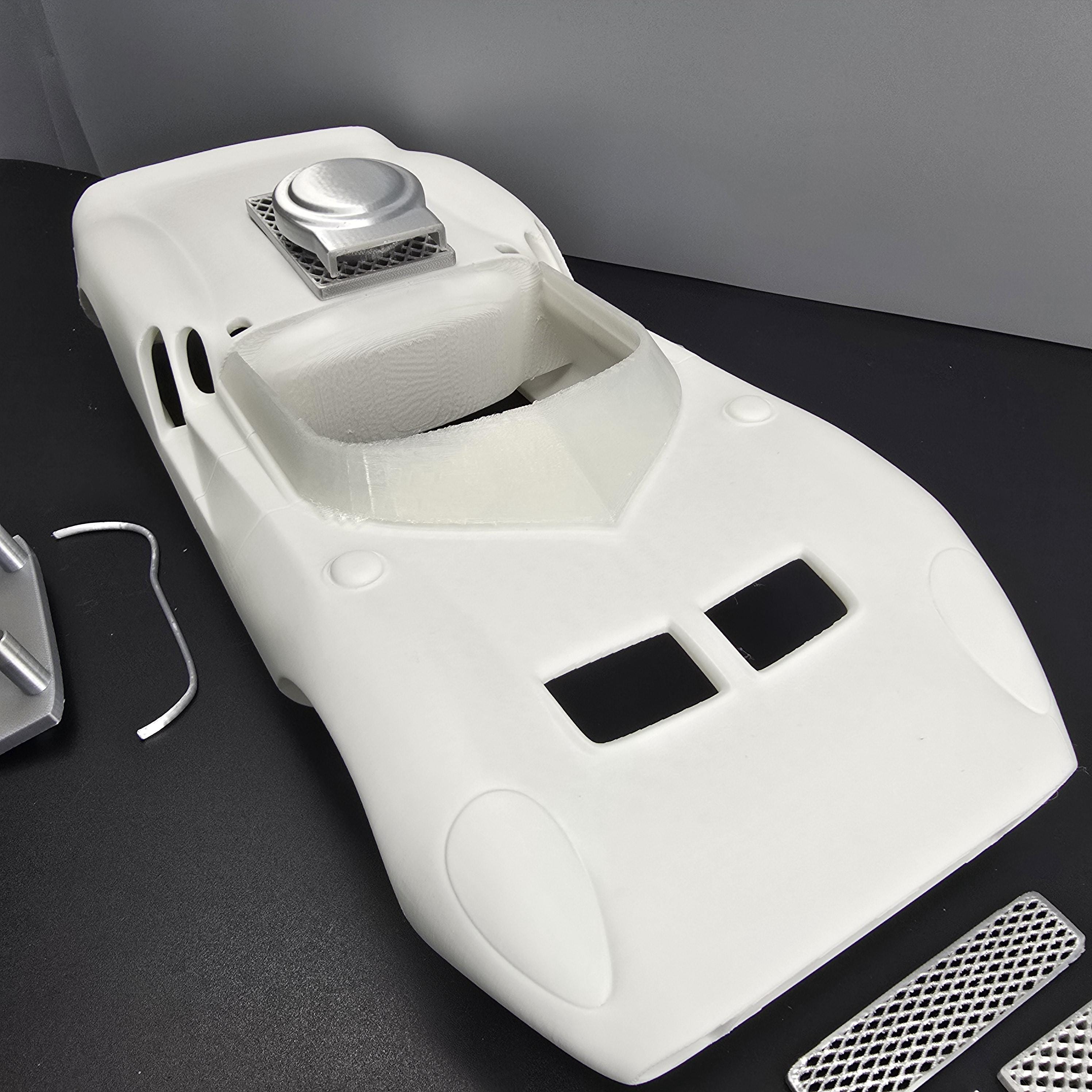 RC Car 1964 Mecom Hussein MK I Can Am - 1:10 Scale - Model 1/10 Body ...