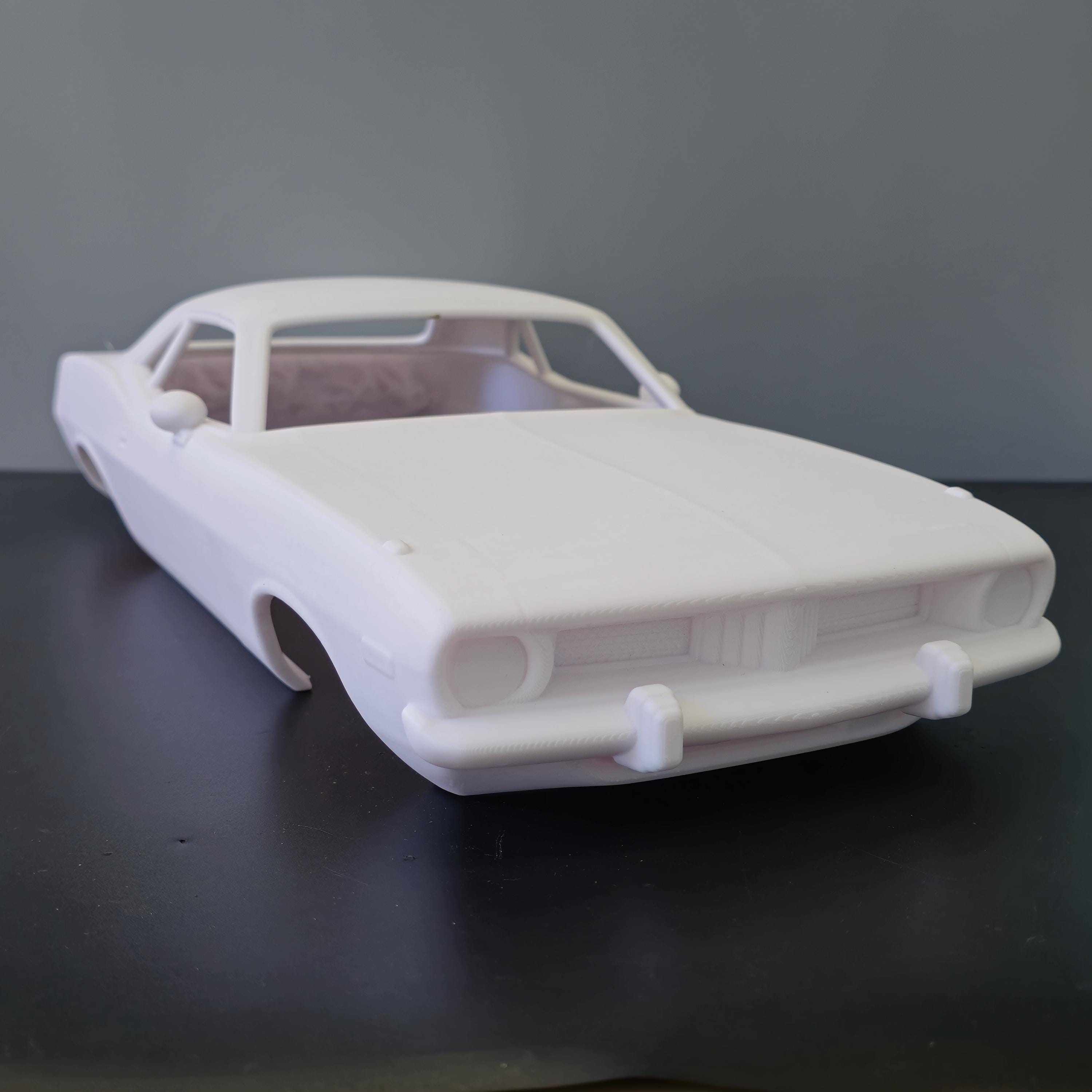 RC Car 1974 Plymouth Barracuda - 1:10 Scale - Model 1/10 Body Shell 3D ...