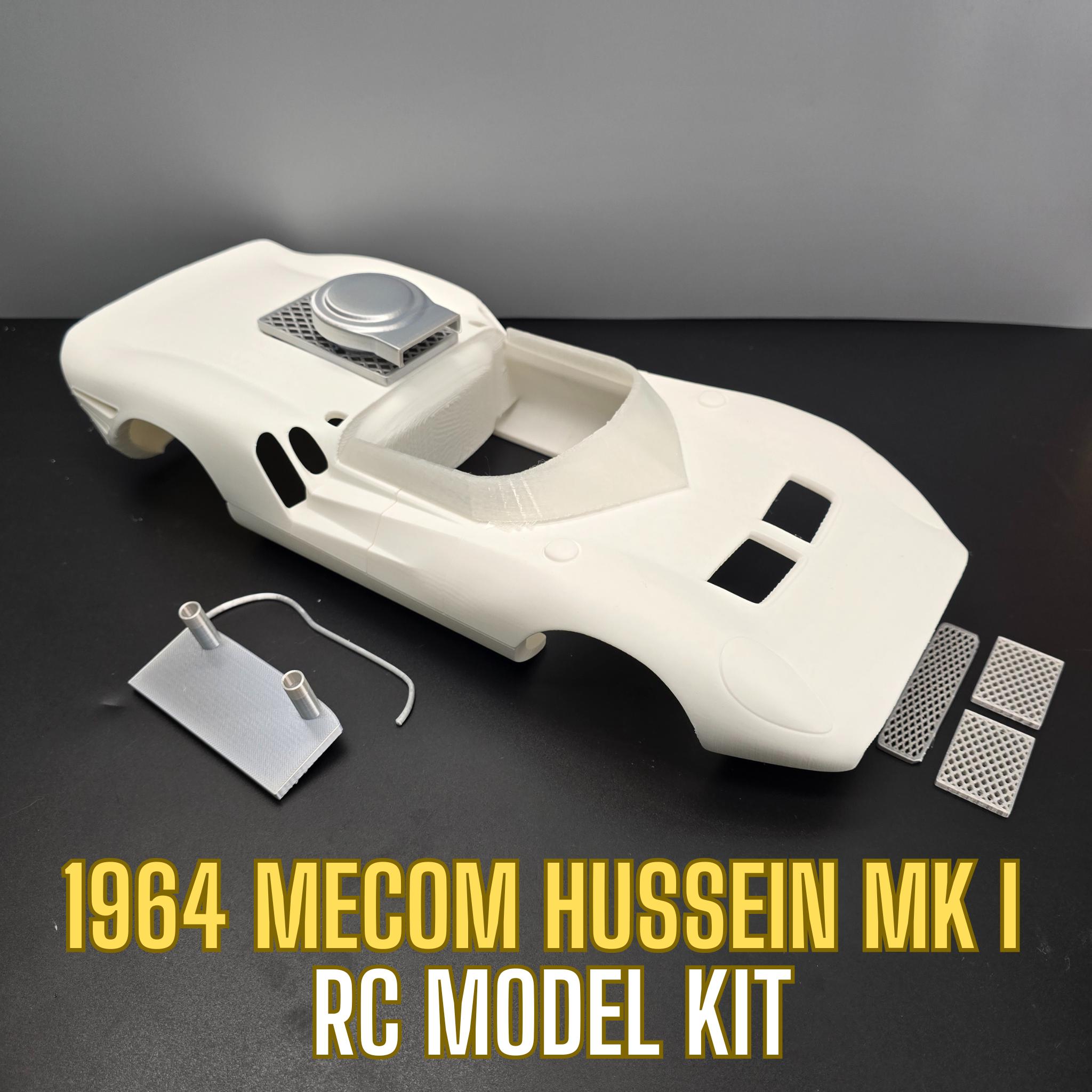 RC Car 1964 Mecom Hussein MK I Can Am - 1:10 Scale - Model 1/10 Body ...