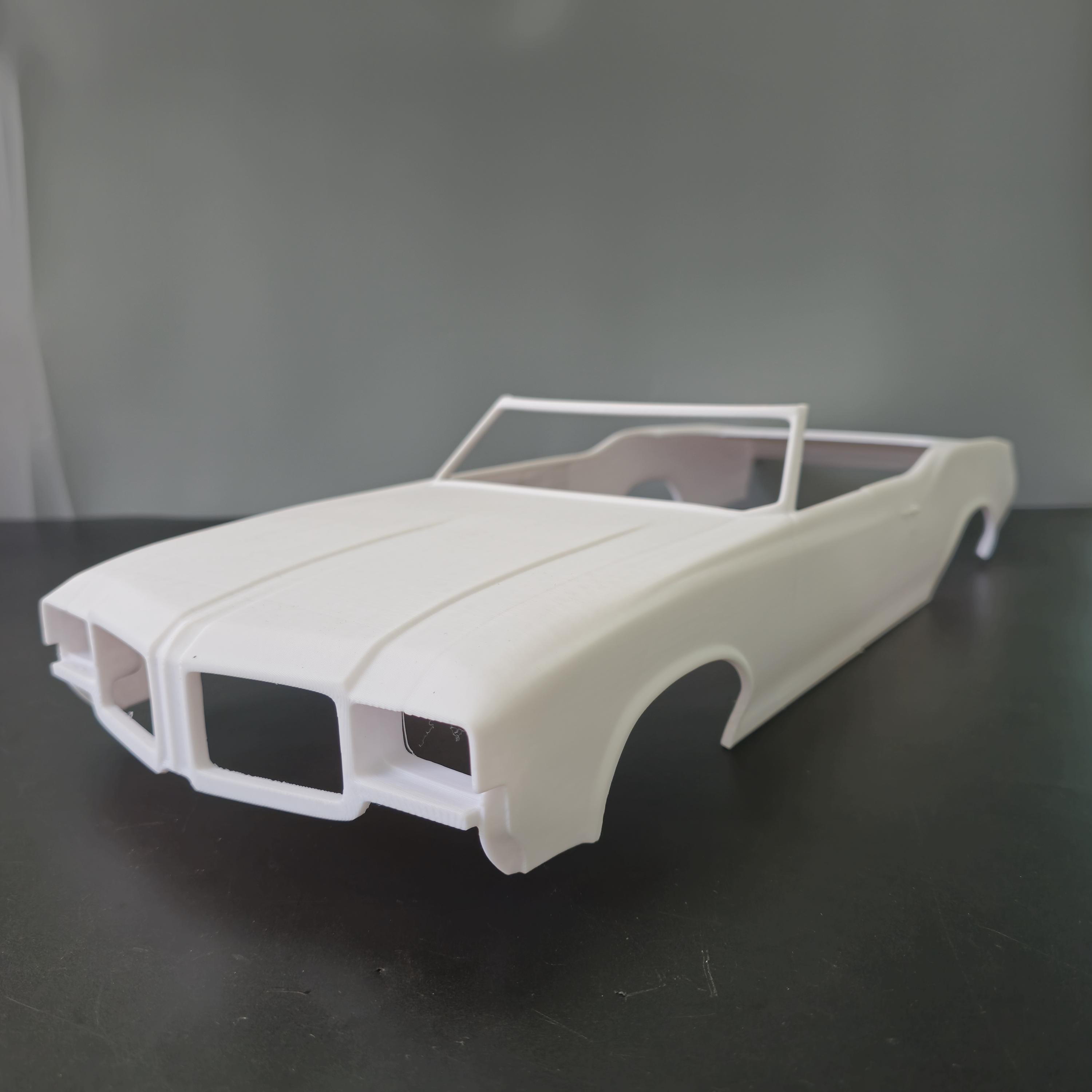 RC Car 1972 Cutlass Convertible - 1:10 Scale - Model 1/10 Body Shell 3D ...