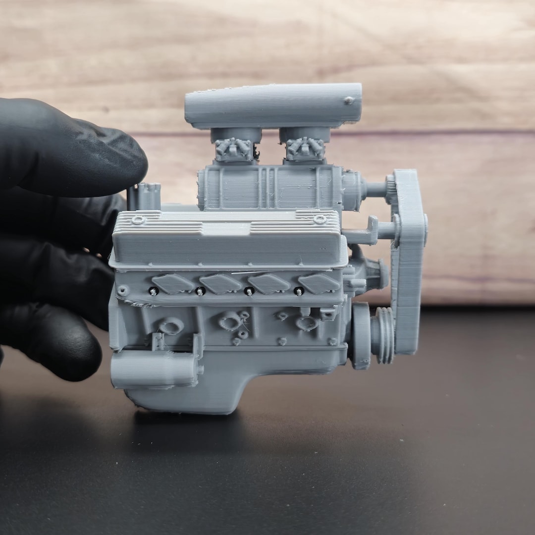 Chevrolet Big Block 454 Supercharger - 1:10 Scale - Engine Model ...
