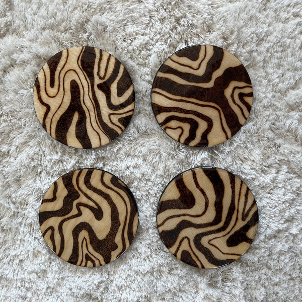 Wood Burned Coasters - Etsy