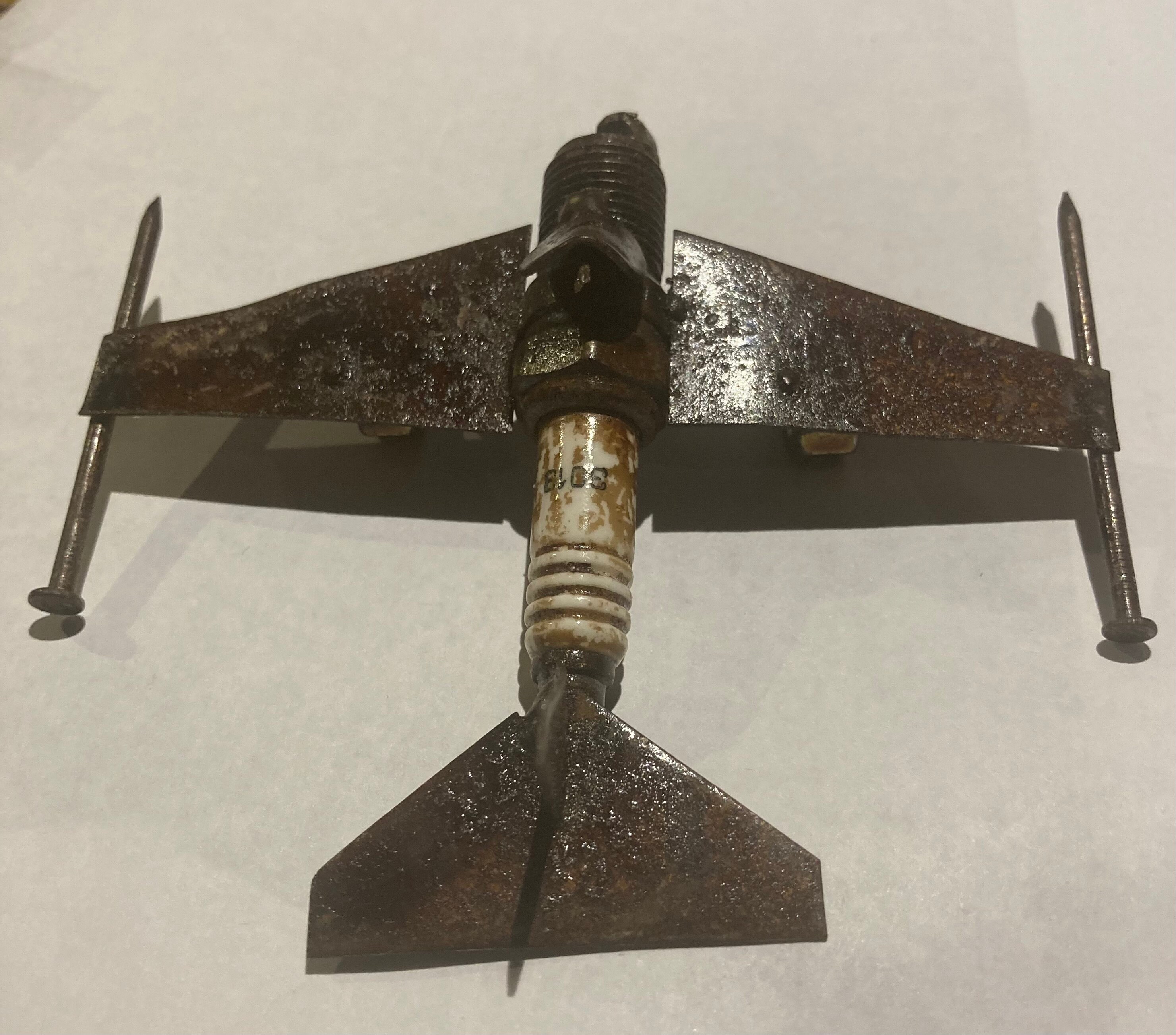 Vintage Spark Plug Plane - Etsy