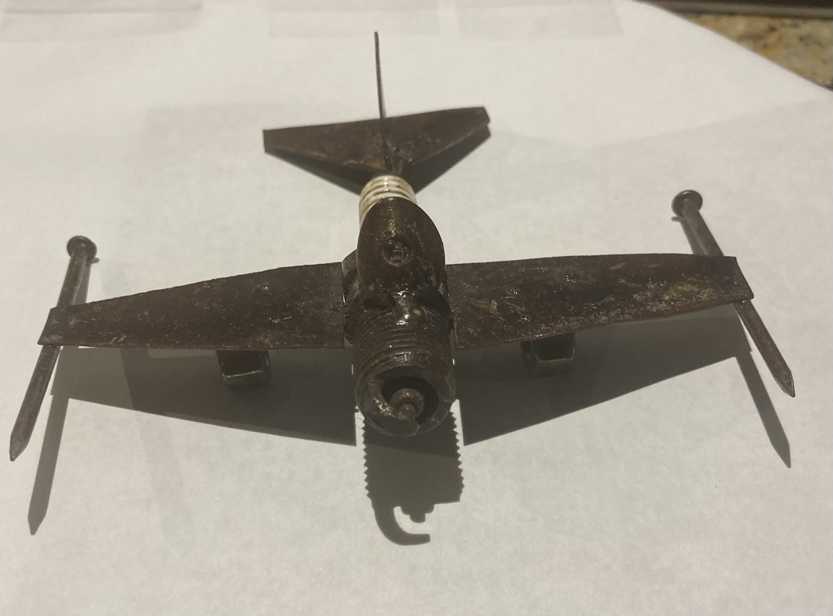 Vintage Spark Plug Plane - Etsy